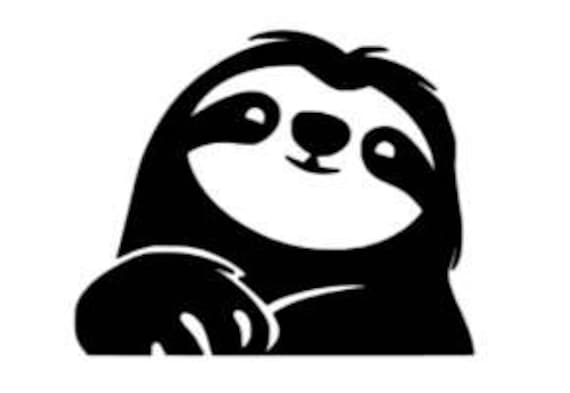 Sloth Svg Clipart Svg for Cricut Svg for Silhouette Cricut - Etsy