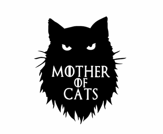 Mother of Cats cat Lovers Cats Svg Clipart for Cricut Svg | Etsy