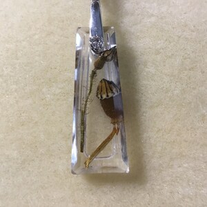 Poppy Necklace,resin Flower Necklace,choker Necklace,poppy Pendant ...