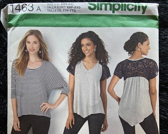 Simplicity Sewing Pattern Misses' Design Hacking Kimono S8887 Size XXS ...