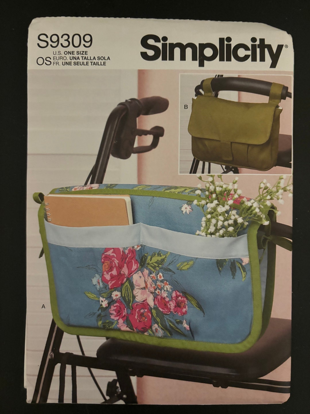 Simplicity S9309 Walker Caddy and Bag One Size - Etsy