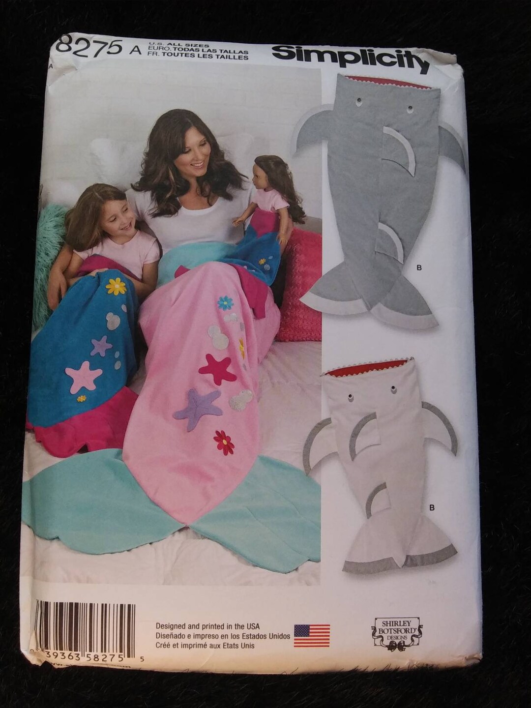 Simplicity 8275 Pattern Novelty Blankets for Kids and 18" Doll - Etsy