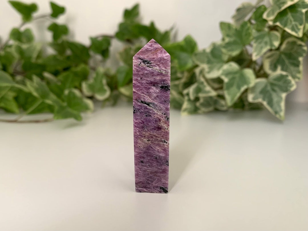 Chariote Mini Tower // Charoite Point // Crown Chakra // Meditation ...