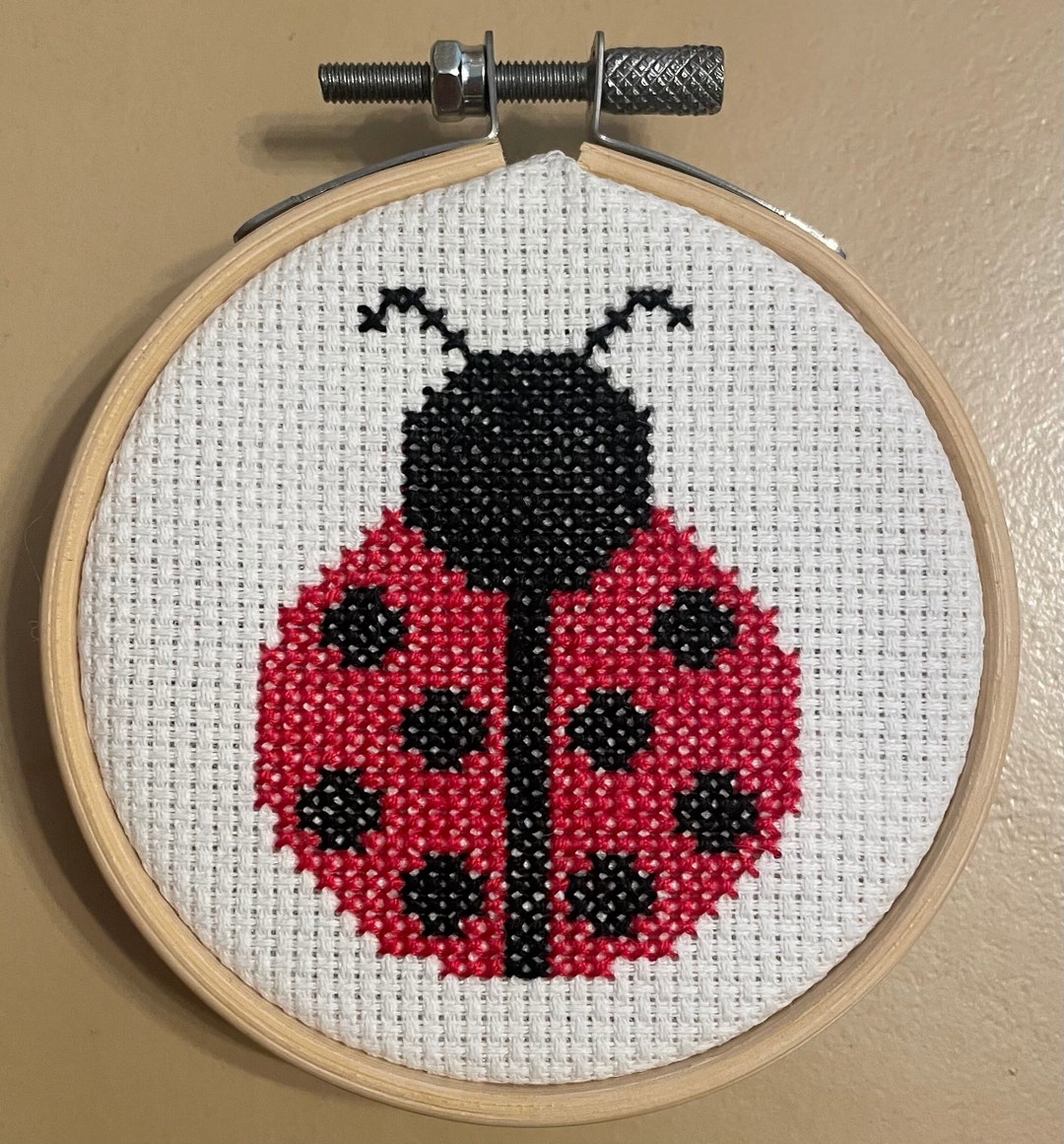 PATTERN Ladybug Cross Stitch Chart Instant Download Includes Directions ...