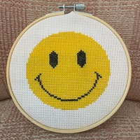 Smileys Cross Stitch Pattern - Etsy