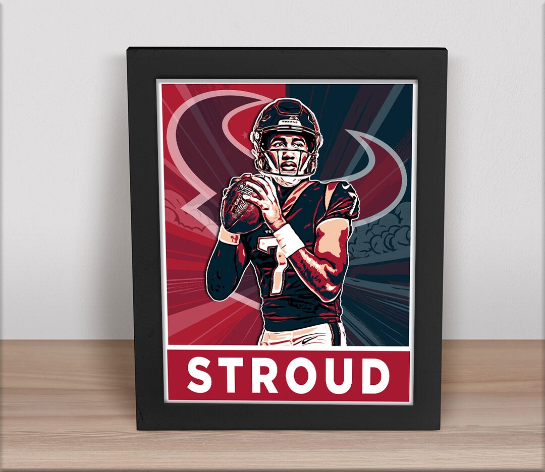 Instant Download Houston Texans Star Quarterback CJ Stroud 16x20 ...