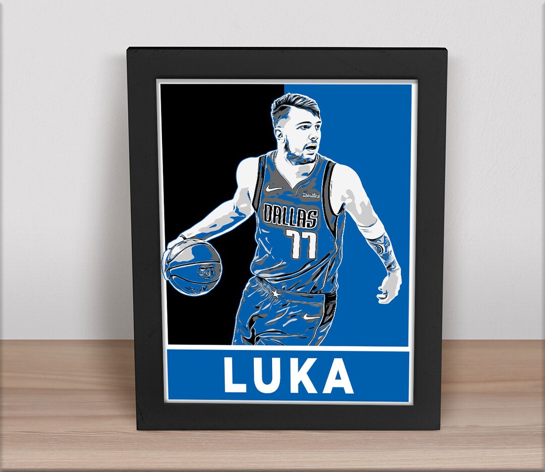 Instant Download Hope Style Poster Dallas Mavericks Star Luka Doncic ...