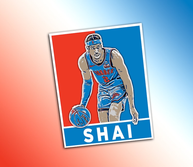 Instant Download Hope Style Poster Oklahoma City Thunder Star Shai ...