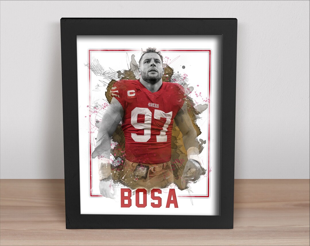 San Francisco 49ers Superstar Defensive End Nick Bosa 16x20 - Etsy