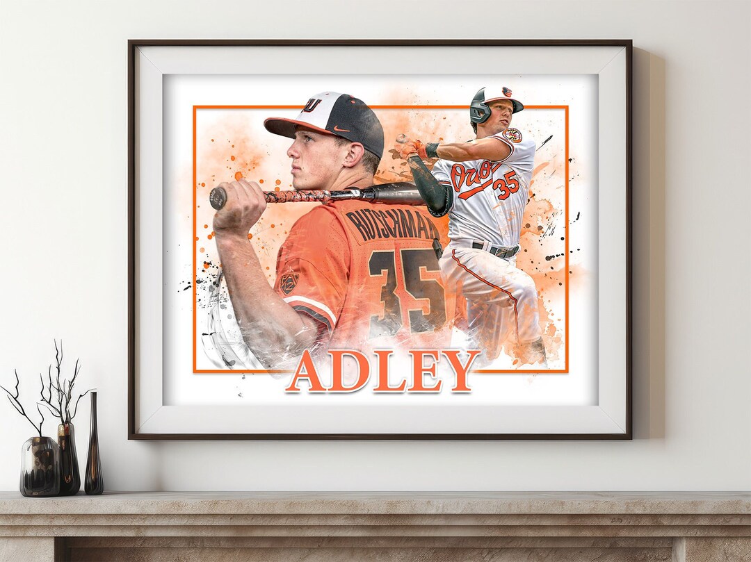 Adley Rutschman 16x20 Poster Baltimore Orioles MLB Mancave Bedroom ...