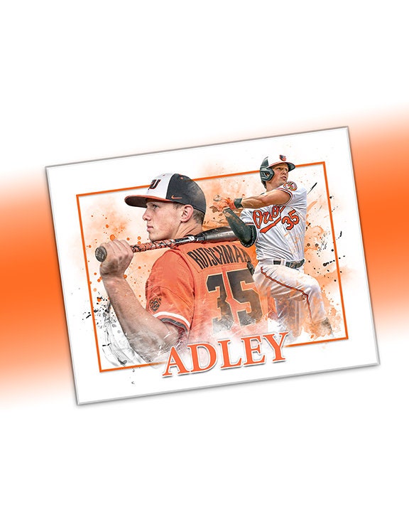 Adley Rutschman 16x20 Poster Baltimore Orioles MLB Mancave Bedroom ...