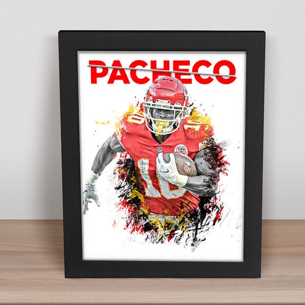 Kansas City Chiefs Isaiah Pacheco - Etsy