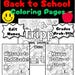 Back to School Coloring Page | Student Folder Binder Cover | EDIT ...
