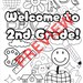 Back to School Coloring Page | Student Folder Binder Cover | EDIT ...