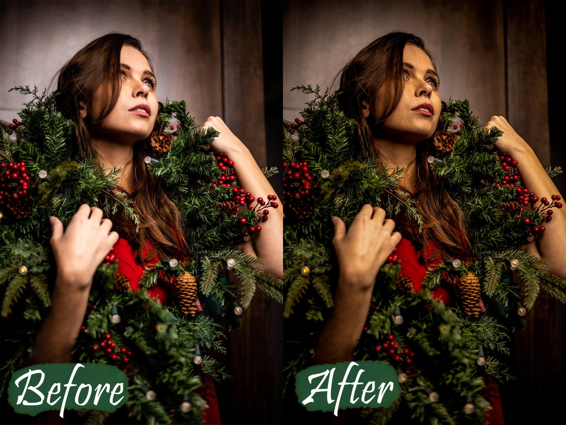 12 Warm & Cozy Christmas Presets Winter and Holiday Filters Xmas Filter ...