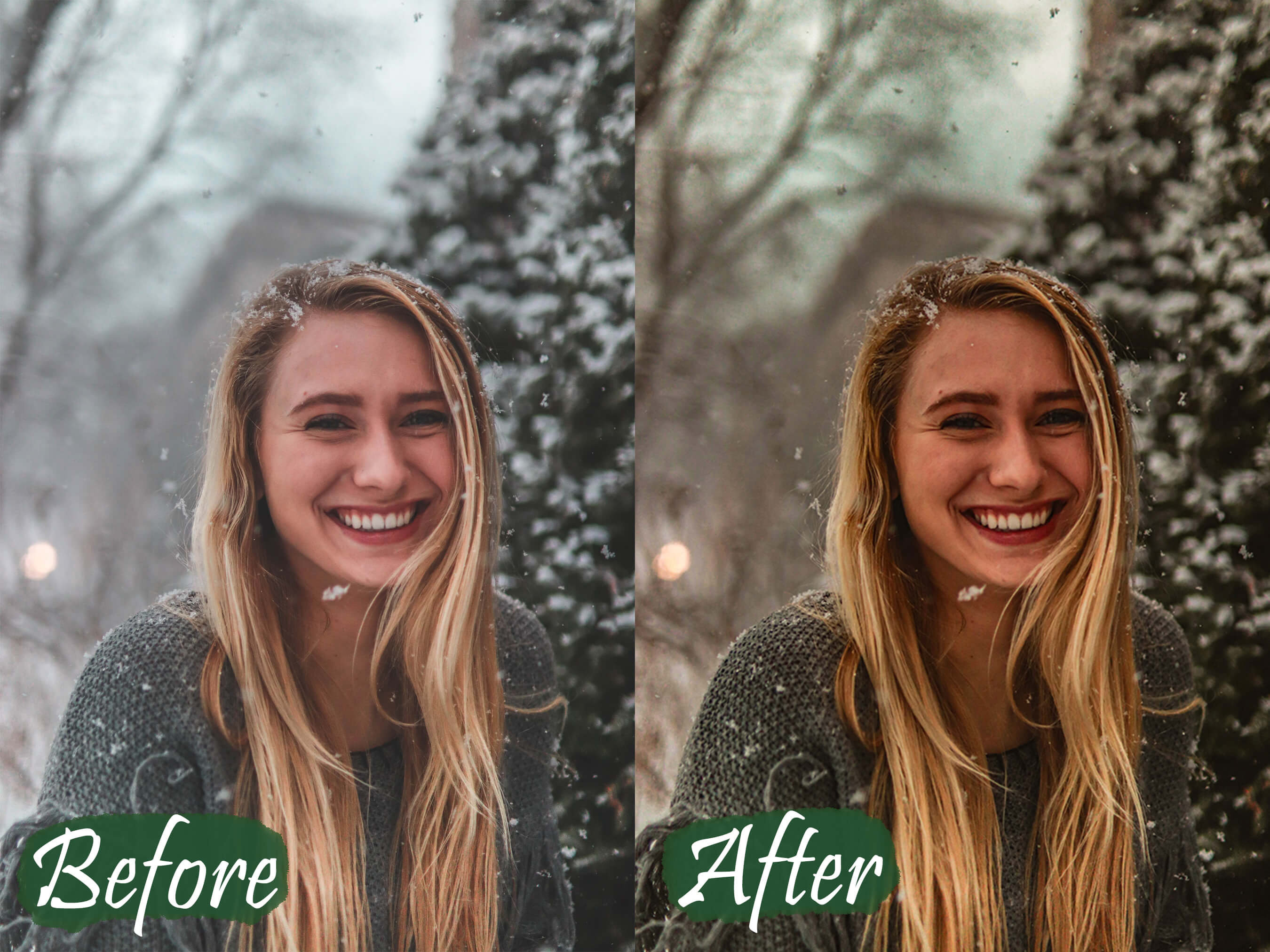 12 Warm & Cozy Christmas Presets Winter and Holiday Filters Xmas Filter ...