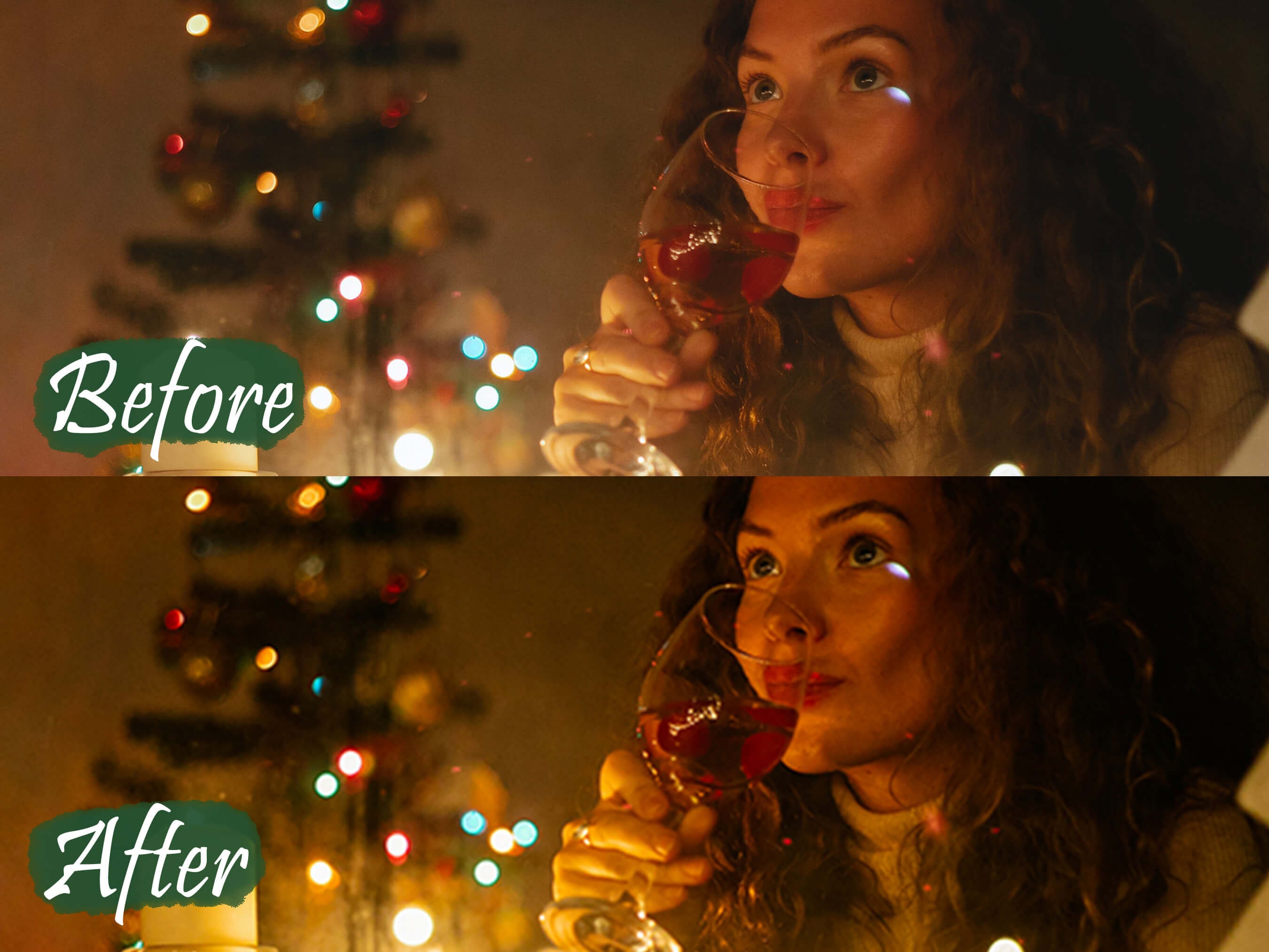 12 Warm & Cozy Christmas Presets Winter and Holiday Filters Xmas Filter ...
