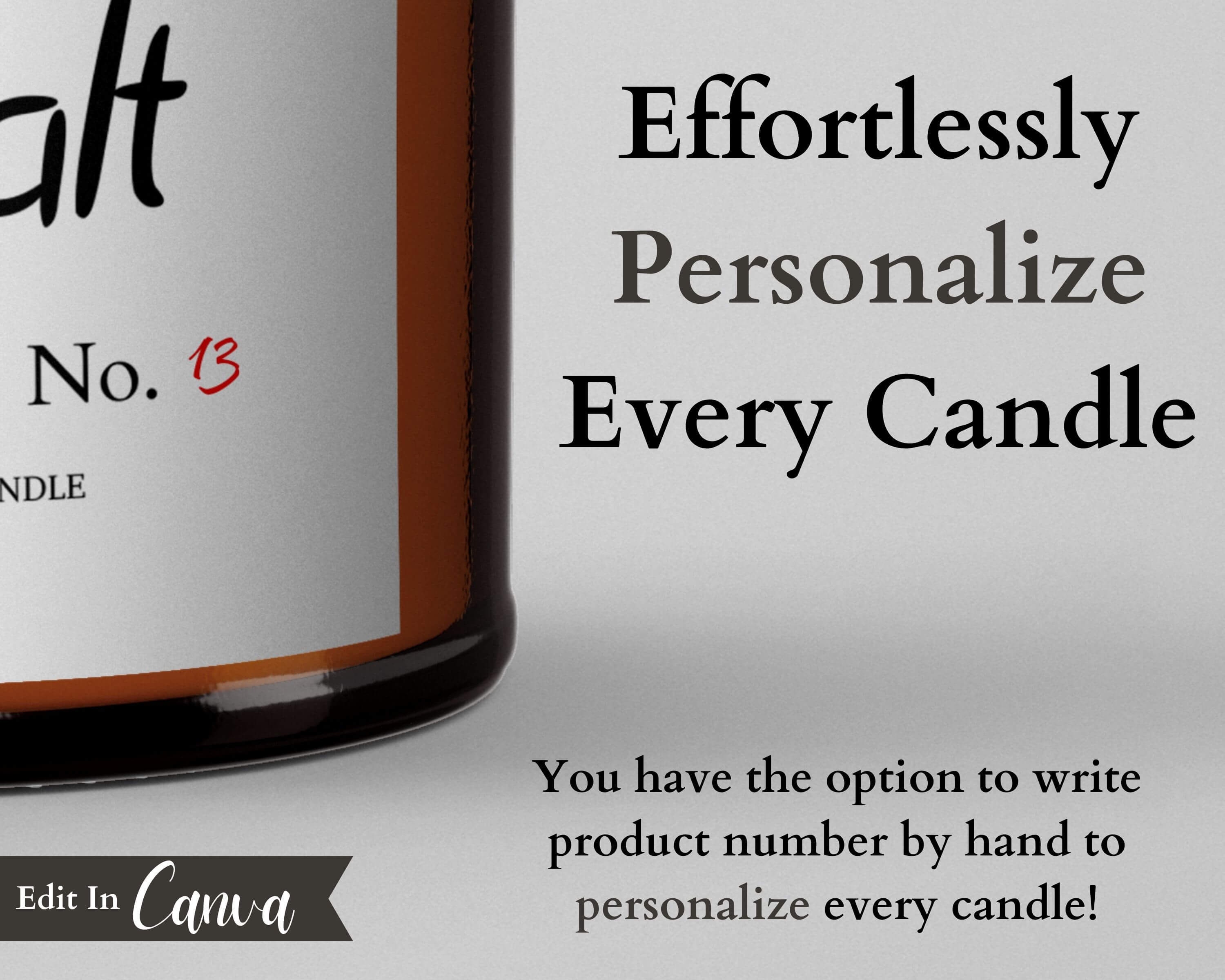 Fresh Printable Canva Candle Template With Reverse Label | Custom Canva ...