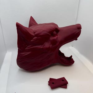 Wall Mounted | Wolf Controller Holder | Gamer Gift | Rustic Desk Decor ...