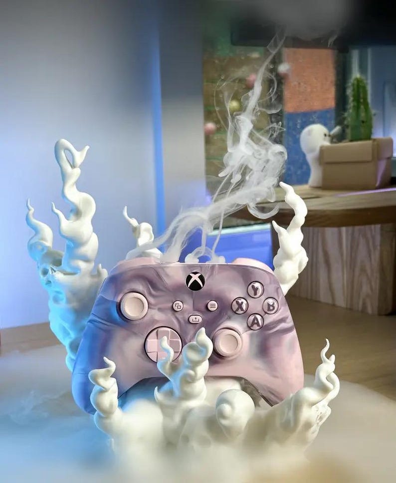 3D Printed Spooky Controller Stand Stylish & Functional Gaming Accessory - Etsy