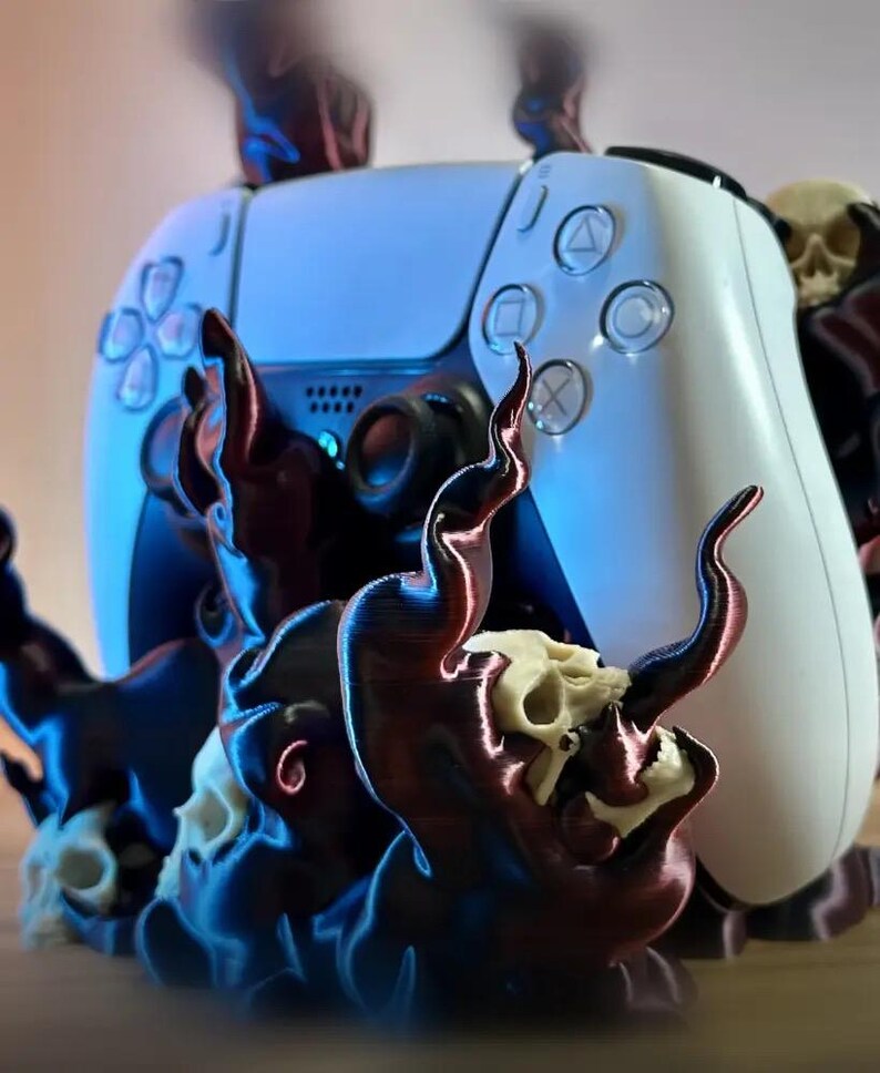 3D Printed Spooky Controller Stand Stylish & Functional Gaming ...