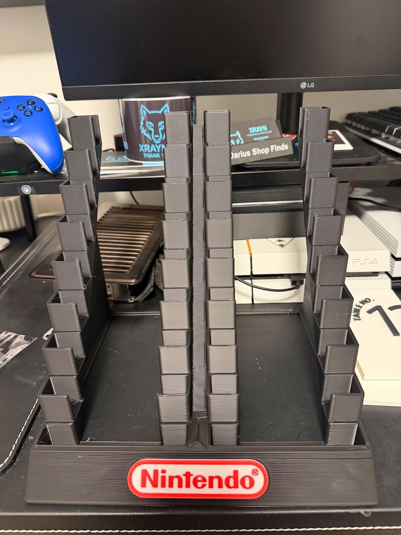 3D Printed NES Cartridge Display Shelf: Retro Game Storage - Etsy