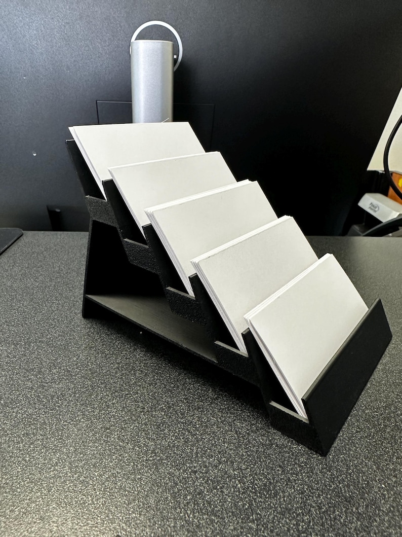 Business Card Holder – 3D Printed Desk Organizer, Office Gift ...