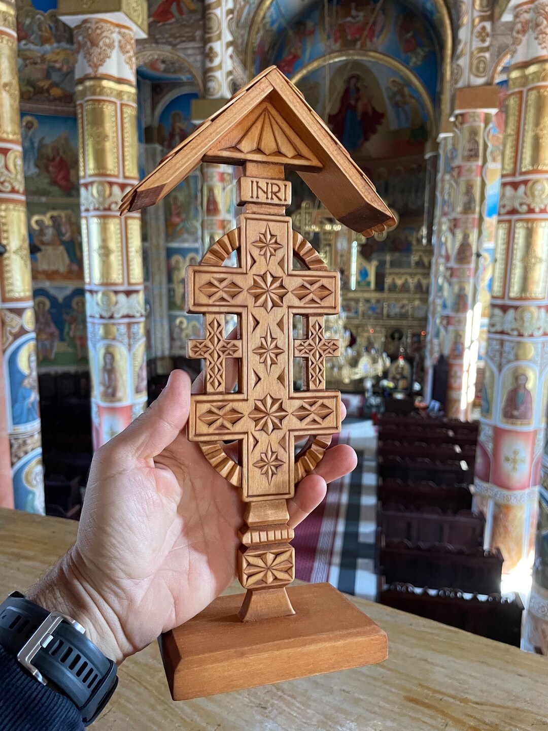 Handcrafted Cross | Wooden Crucifix | Rustic Table Cross | Christian ...