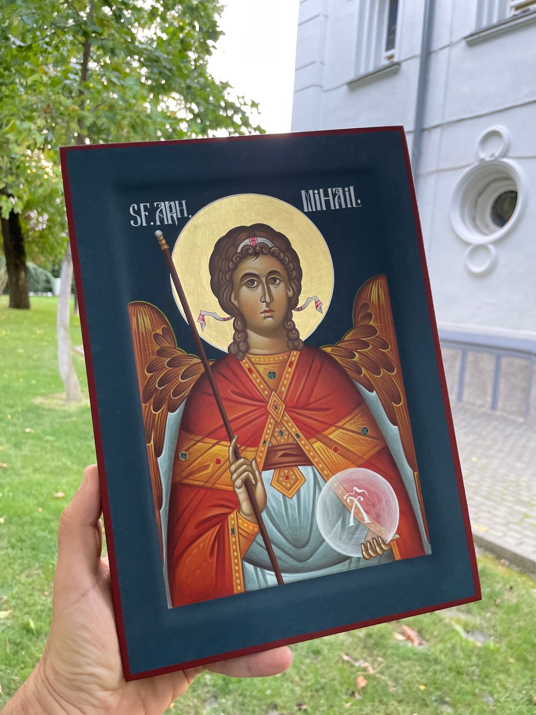 Archangel Michael Icon Saint Michael Handpainted Icon Christian ...