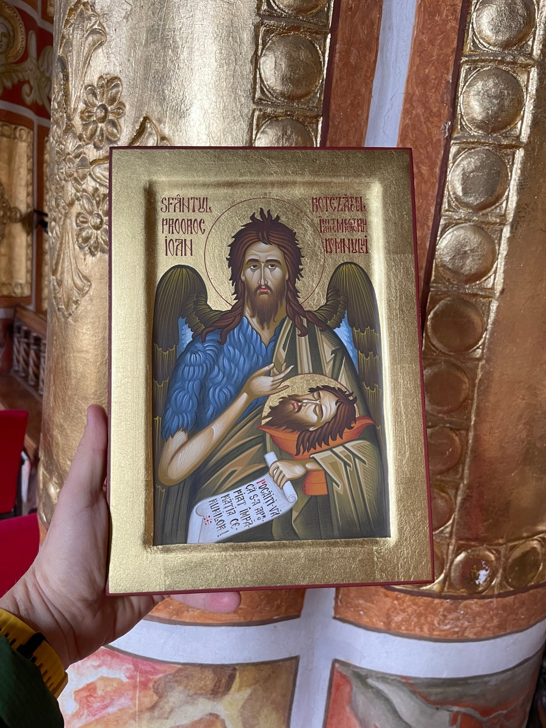 Saint John the Baptiste Handpainted Icon - Etsy