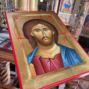 Handpainted Icon of Jesus Christ - Etsy
