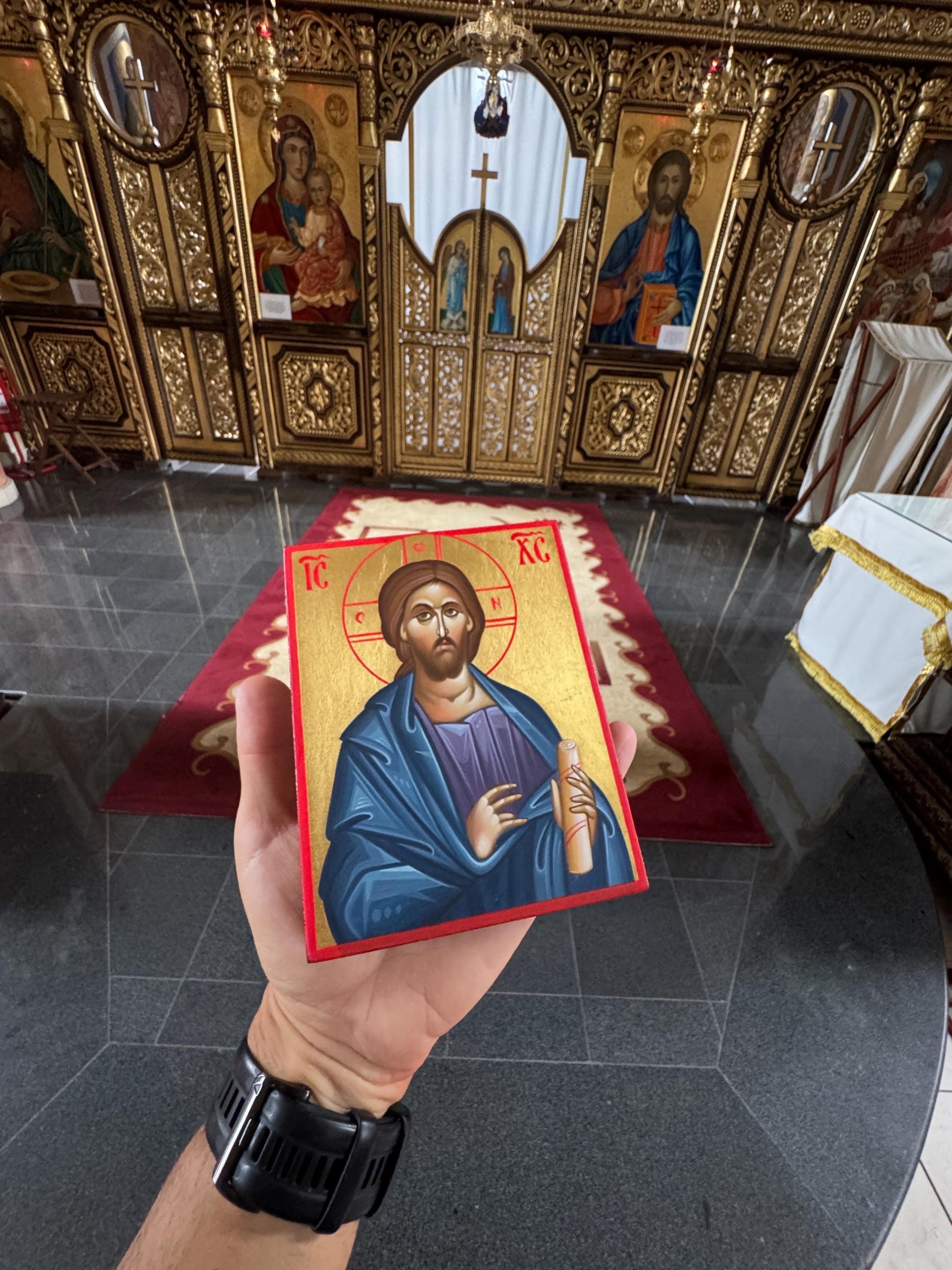 Byzantine Icon of Christ Pantocrator - Orthodox Spiritual Art - Etsy