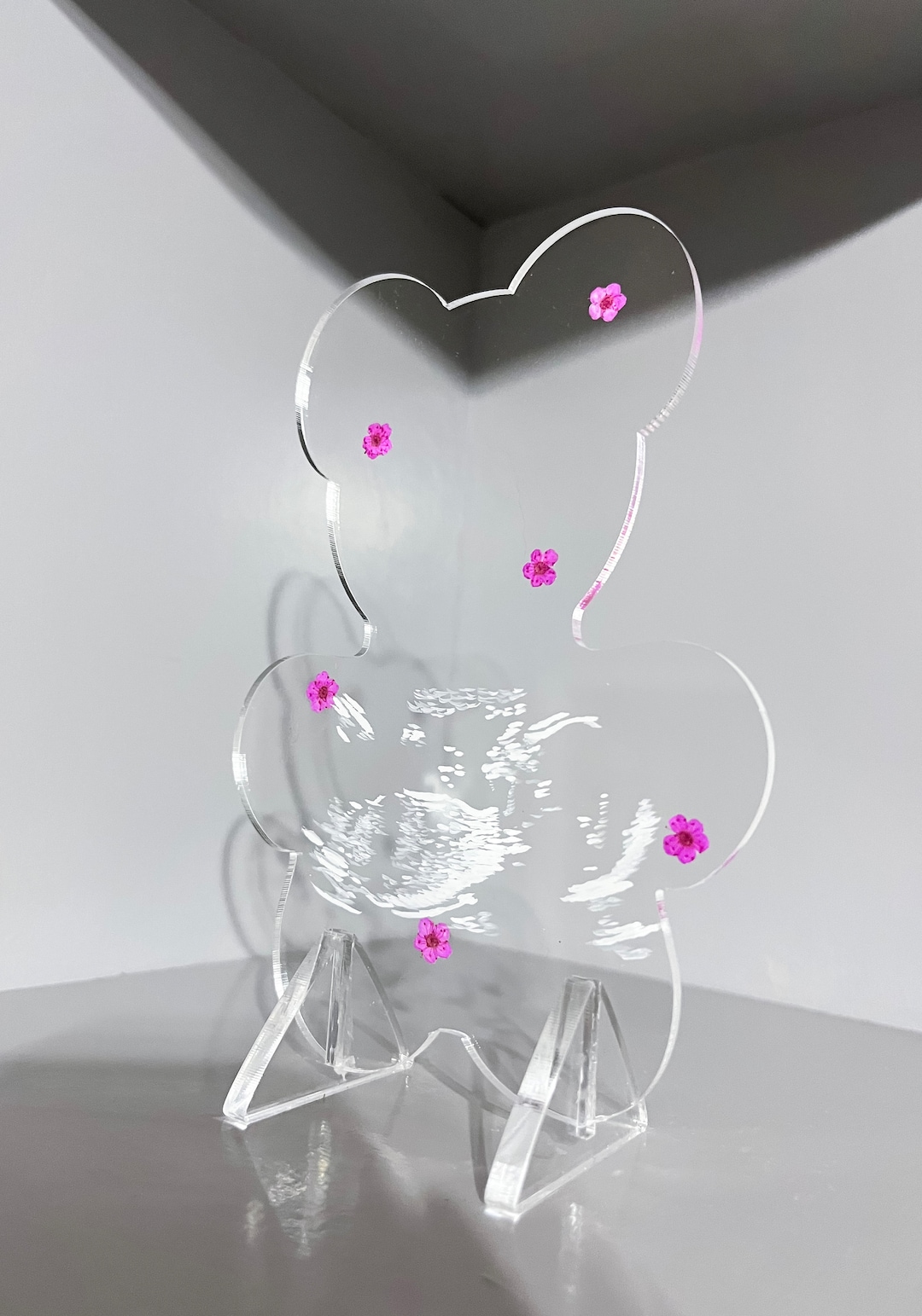 Hand Painted Acrylic Scan Bear - Etsy