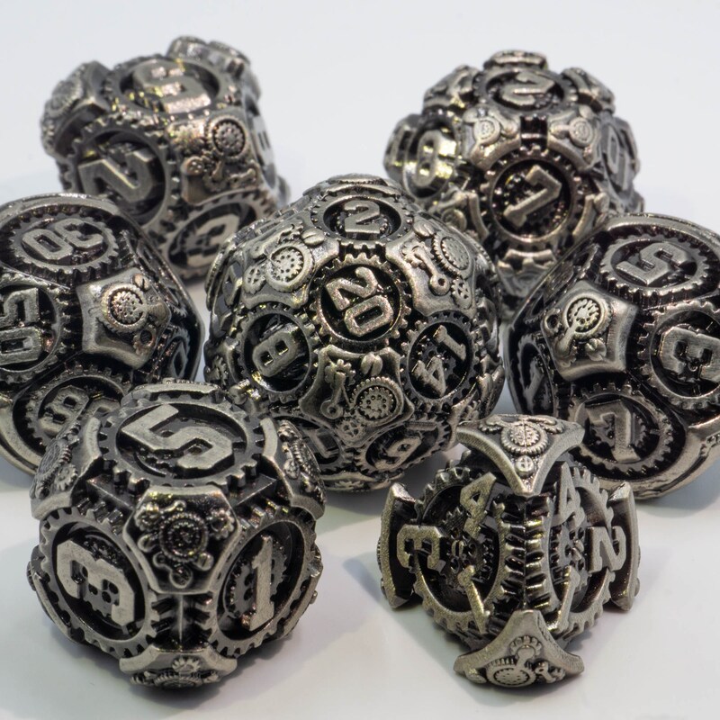 Solid Silver Dice - Etsy