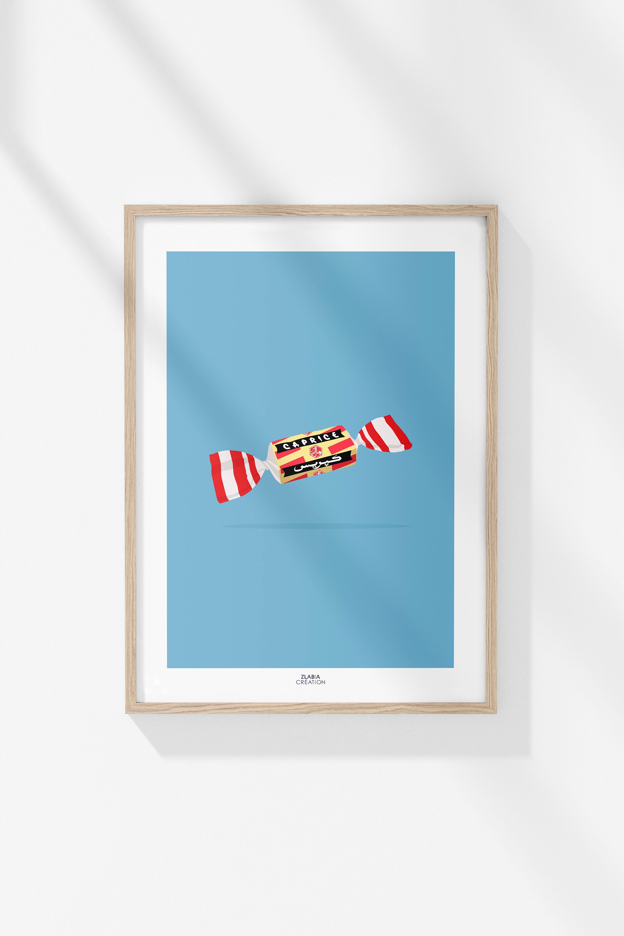 Caprice Poster, Algeria Minimalist Poster, Home Decor, Wall Art Algeria ...