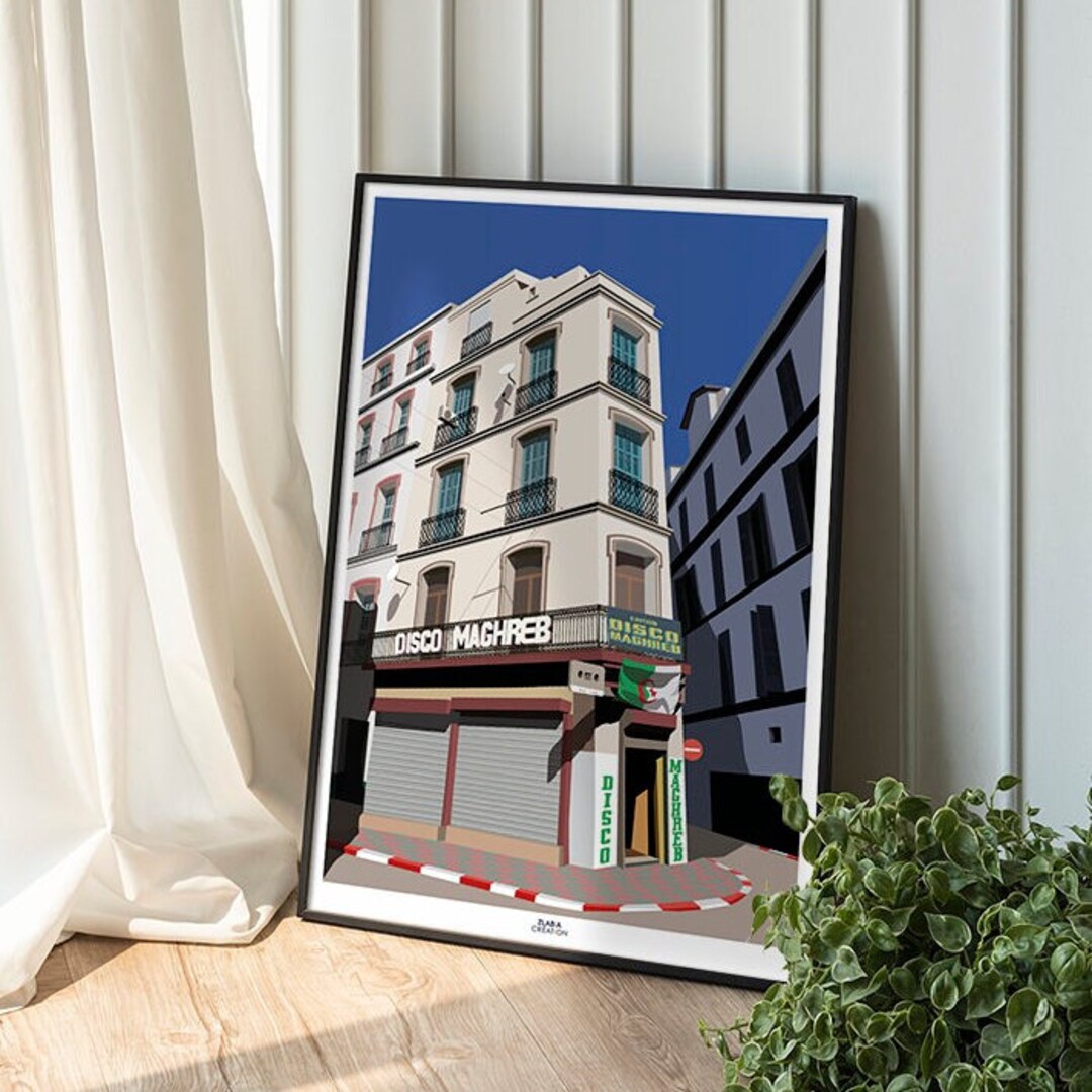 Algeria Poster, Oran Poster, Home Decor, Wall Art Algeria Disco Maghreb ...