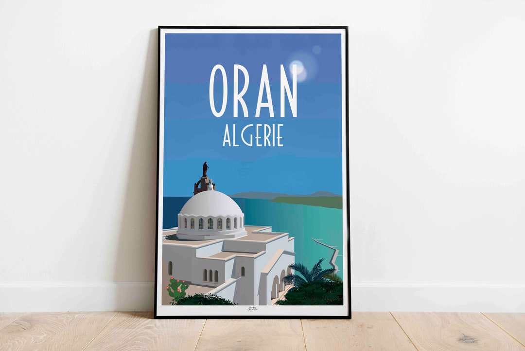 Affiche Algérie, Affiche Oran, Home decor, Wall Art Algerie - Etsy France