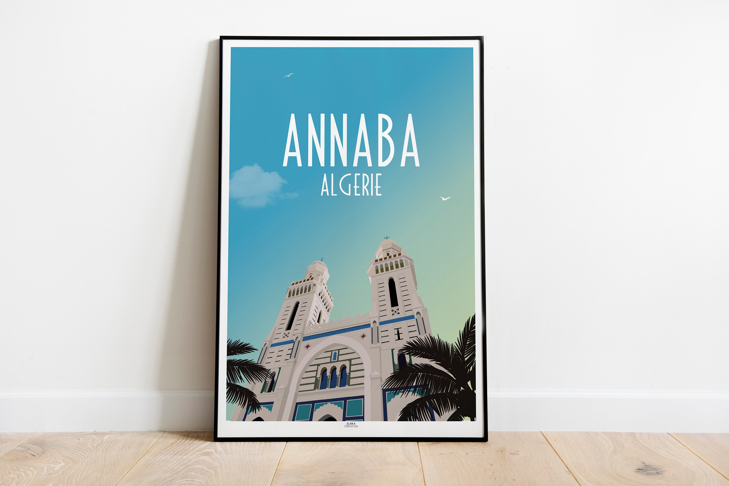 Algeria Poster // Annaba // Home Decoration - Etsy UK