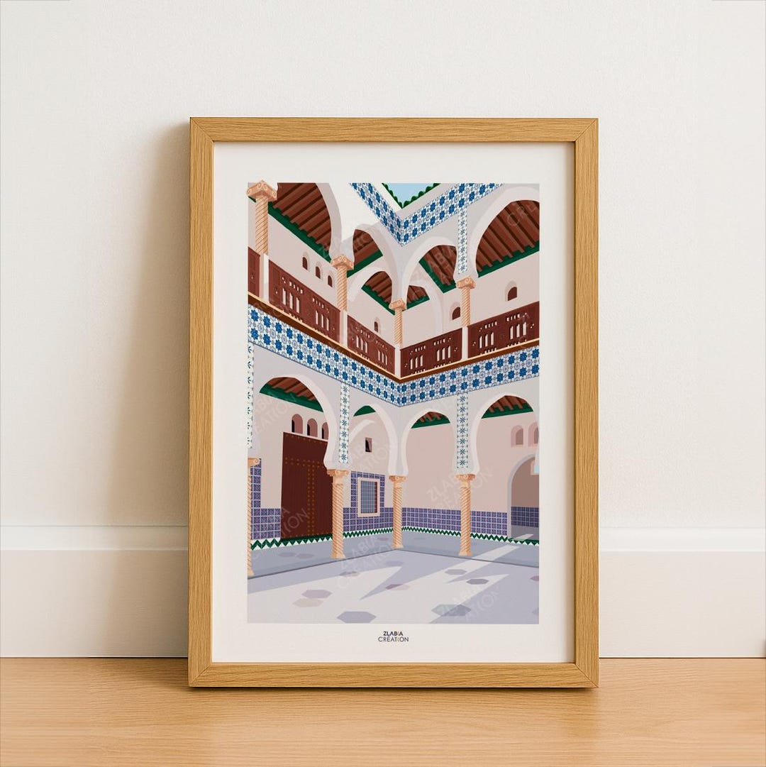 Algeria Poster, Palace of the Rais, Home Decor, Wall Art Algeria - Etsy