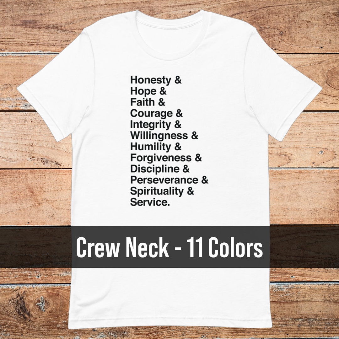 Spiritual Principles of AA / NA / 12 Steps Sobriety Gift - Etsy