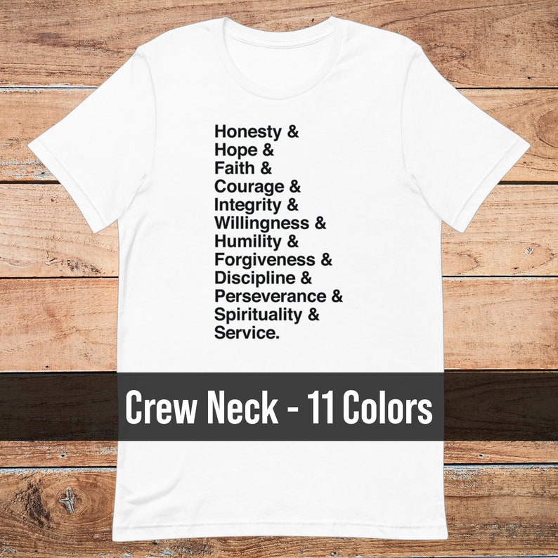 Spiritual Principles of AA / NA / 12 Steps Sobriety Gift - Etsy