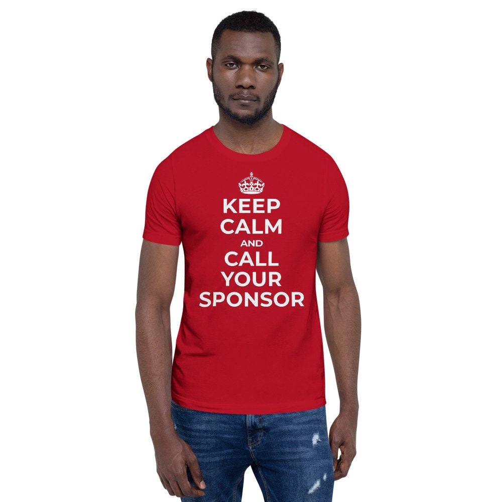 Keep Calm & Call Your Sponsor AA / NA / Sponsor Funny Gift - Etsy UK