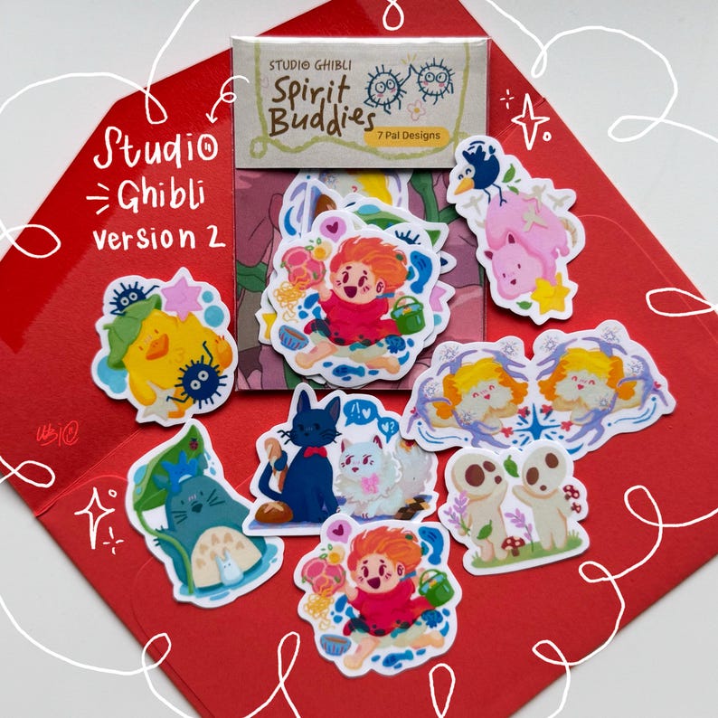 Studio Ghibli Spirit Buddies | Version 2 Mixed Character Series ...