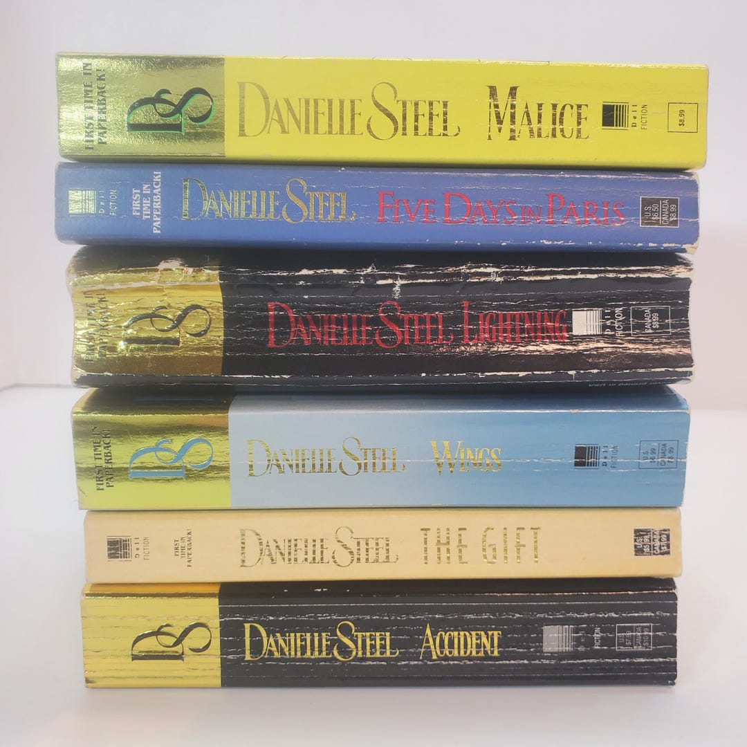 Vintage Danielle Steel Book Set of 6 | 1990s Paperback Romance Novels ...