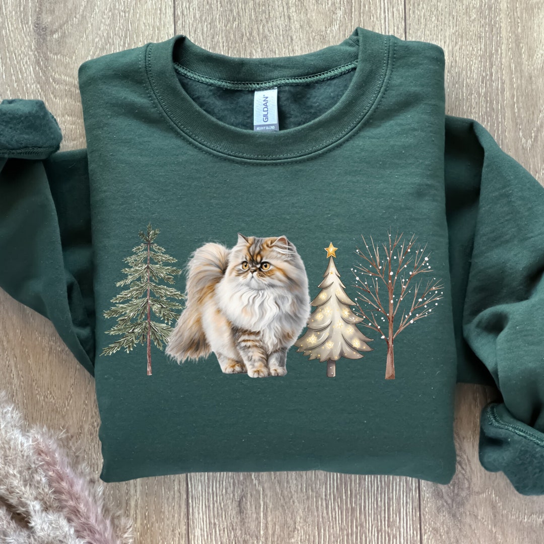 Persian Cat Sweatshirt, Shirazi Cat Sweater, Persian Parent Apparel ...