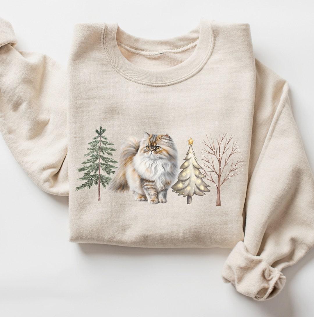 Persian Cat Sweatshirt, Shirazi Cat Sweater, Persian Parent Apparel ...