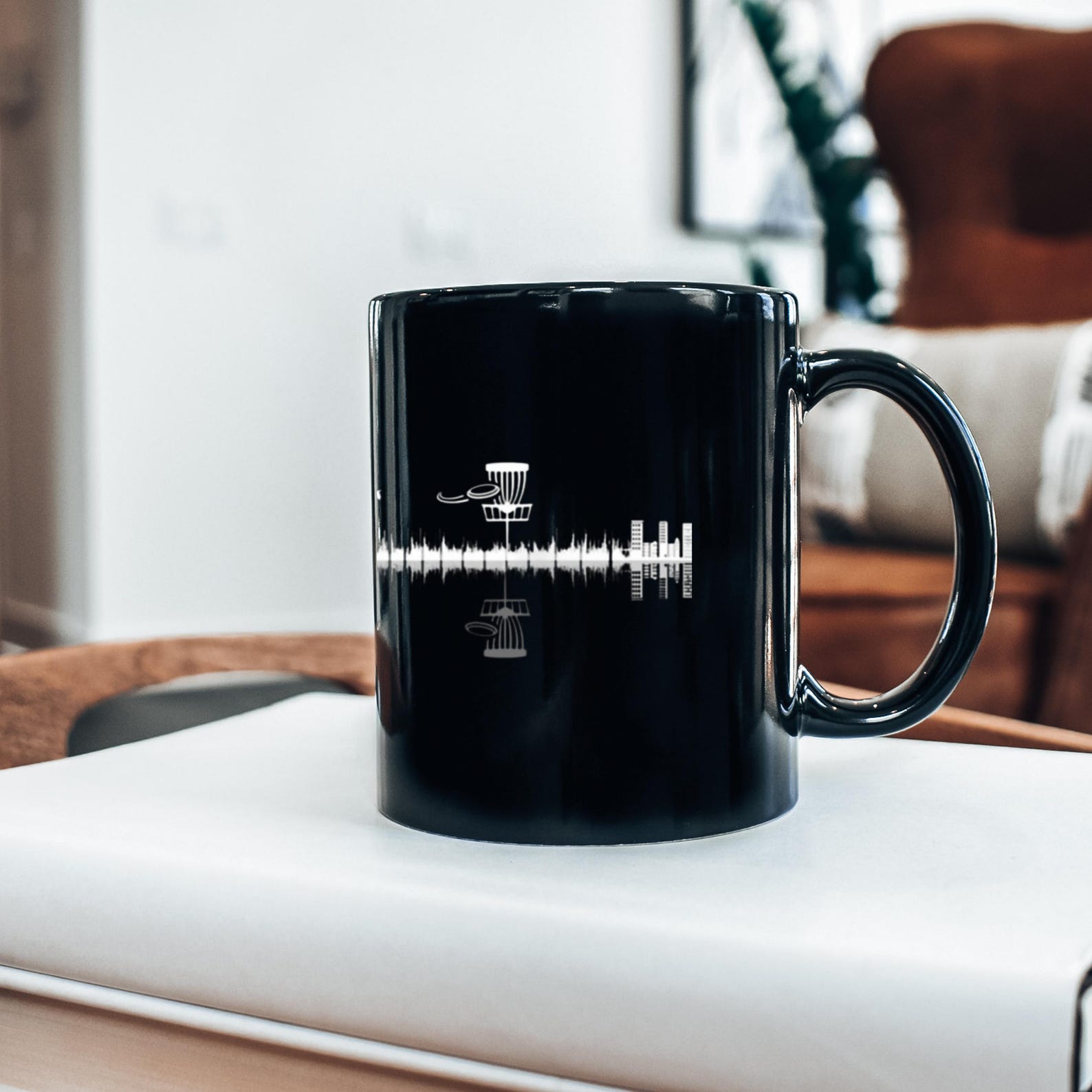 Disc Golf Guitar Mug Gift for Music Lovers Unique Coffee Mug Hot ...