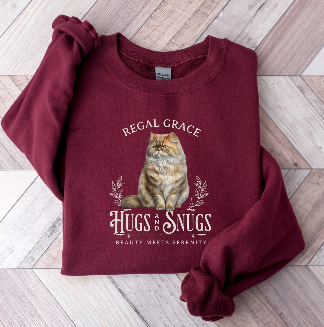 Persian Cat Sweatshirt, Shirazi Cat Sweater, Persian Parent Apparel ...