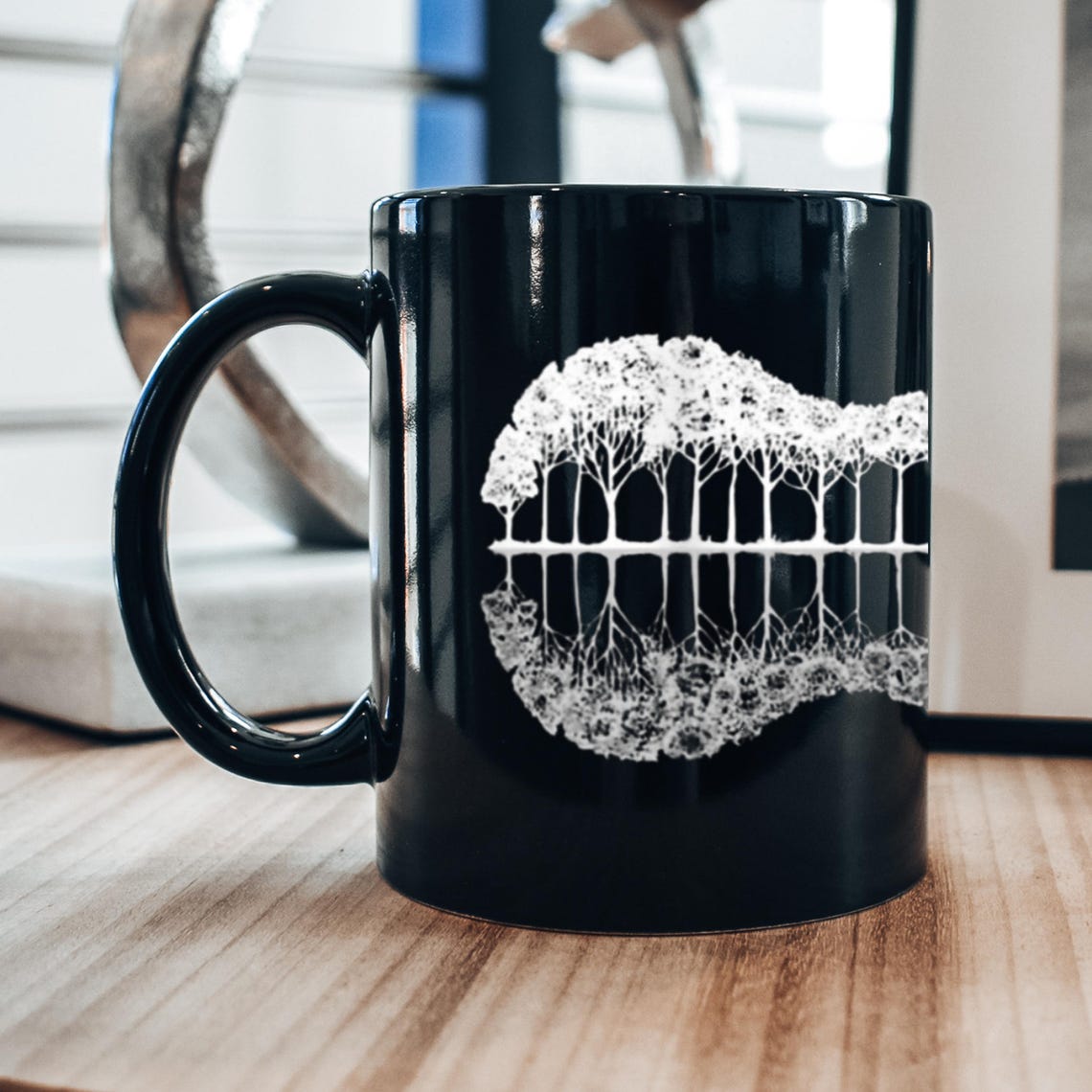 Disc Golf Guitar Mug Gift for Music Lovers Unique Coffee Mug Hot ...
