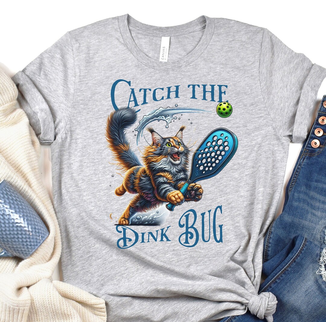 Custom Maine Coon Pickleball Sweatshirt Cat Owner Gift for Maincoon ...